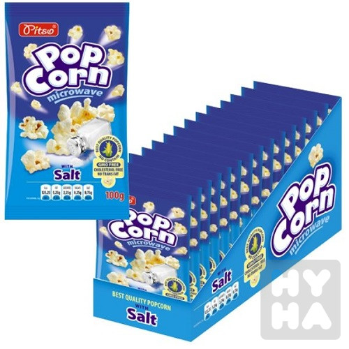 Pitso popcorn 100g solený/15ks | HYHA