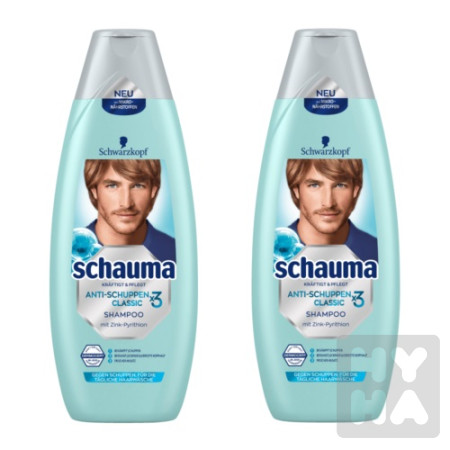 Schauma shampoo 350ml Men anti schuppen 3x | HYHA
